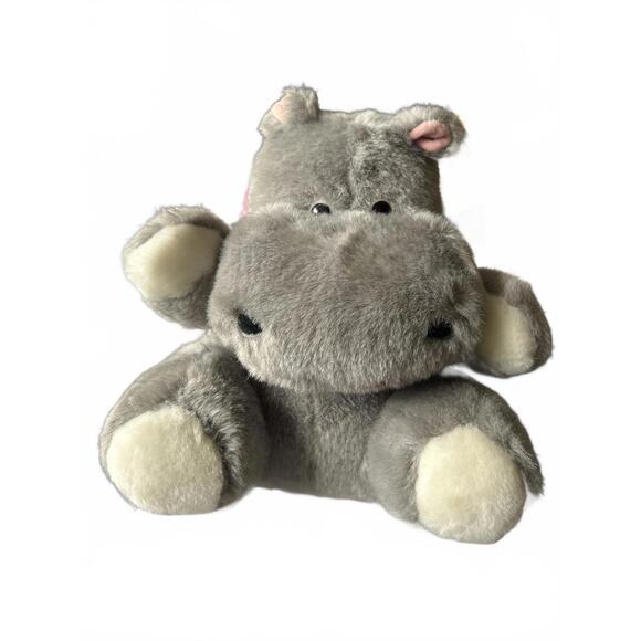 Toys | Kelly Trading Plush Hippo Stuffed Animal Vintage Made In Korea ...